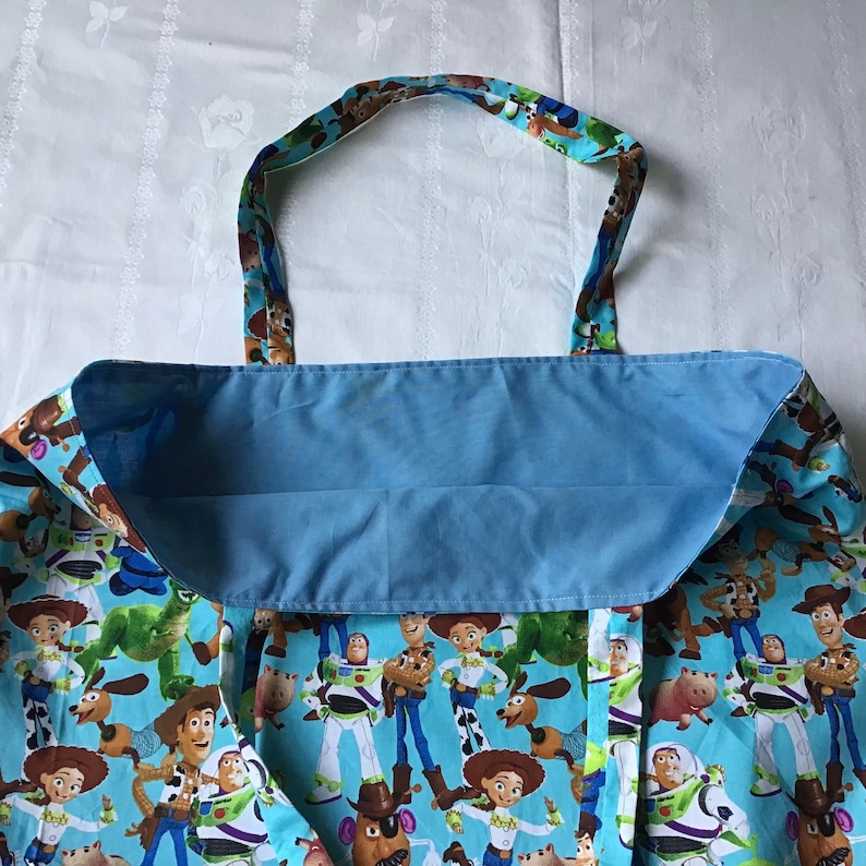 Toy Story Licensed Design Fabric Handmade Tote Bag for Beach / Pool ...