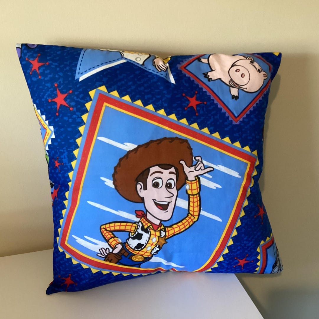 Handmade Toy Story Woody Fabric Cushion Cover - Etsy