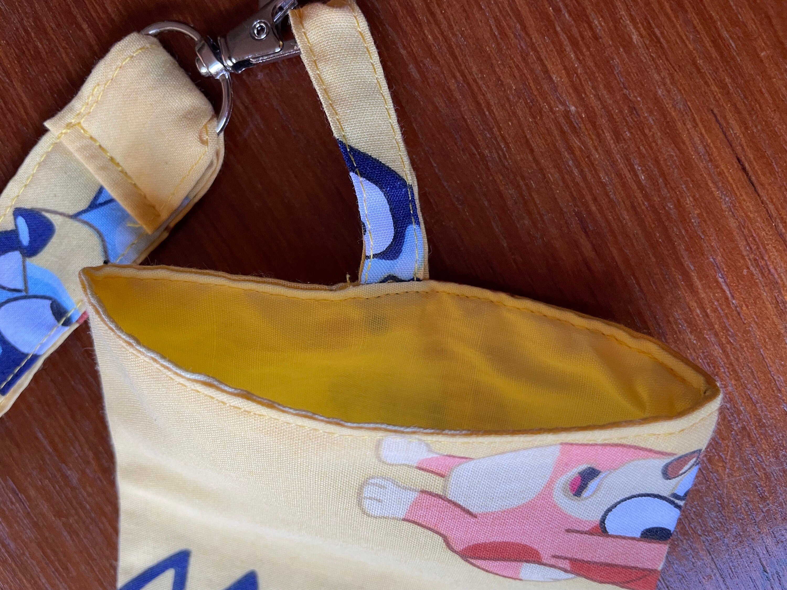 Bluey Fabric Lanyard and Removable Phone Holder ,pen Holder, Card ...