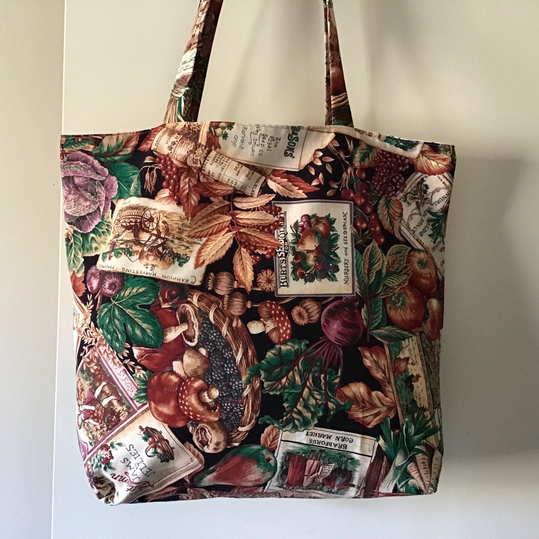 Beautiful Sharon Kessler Seedling Design Fabric Tote Bag Perfect ...
