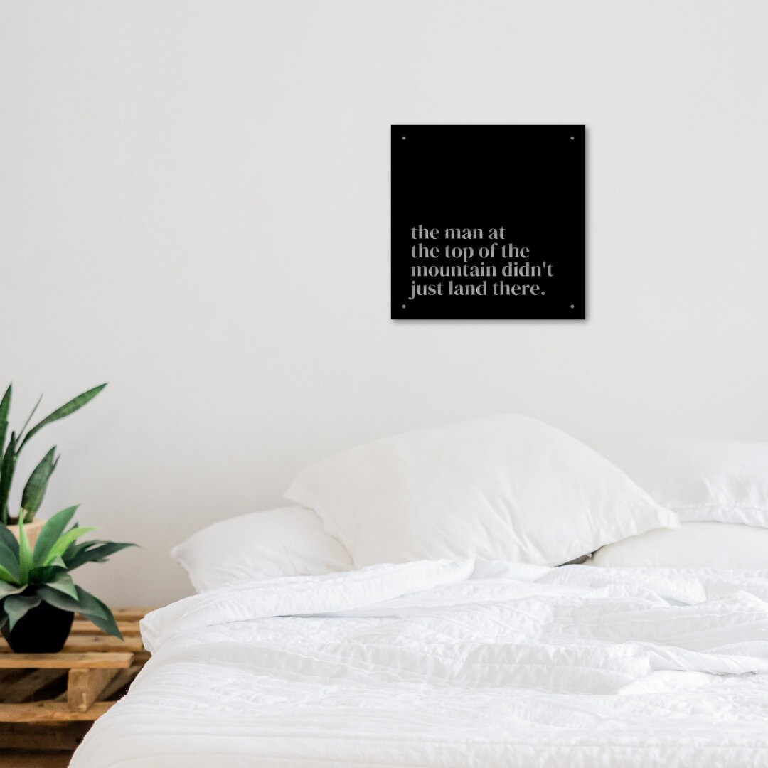 Metal Quote Sign – Motivational - Etsy