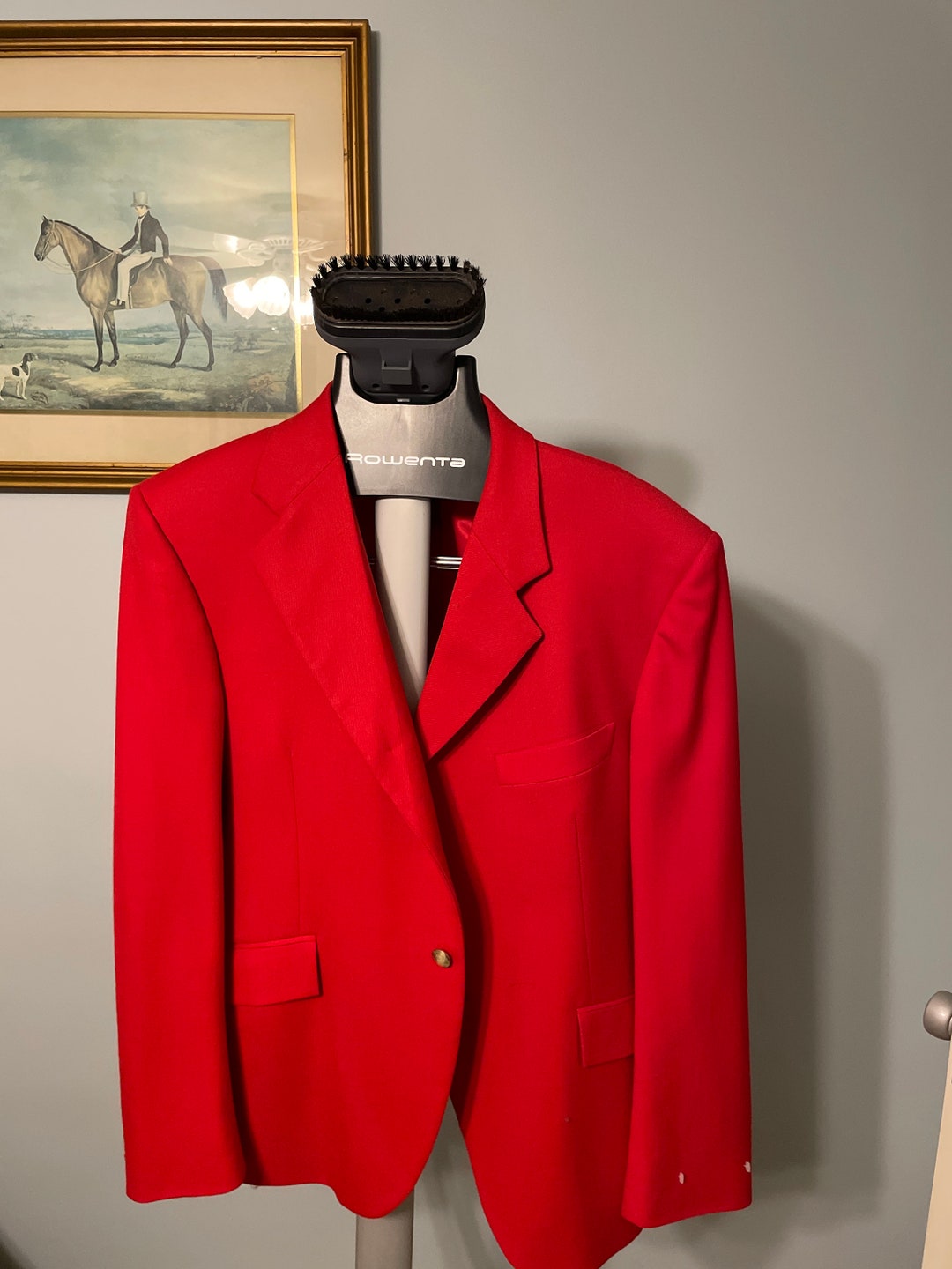 Men’s Red Show Jumping Jacket. - Etsy
