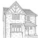 Custom House Drawing Illustration - Etsy