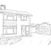 Custom House Drawing Illustration - Etsy