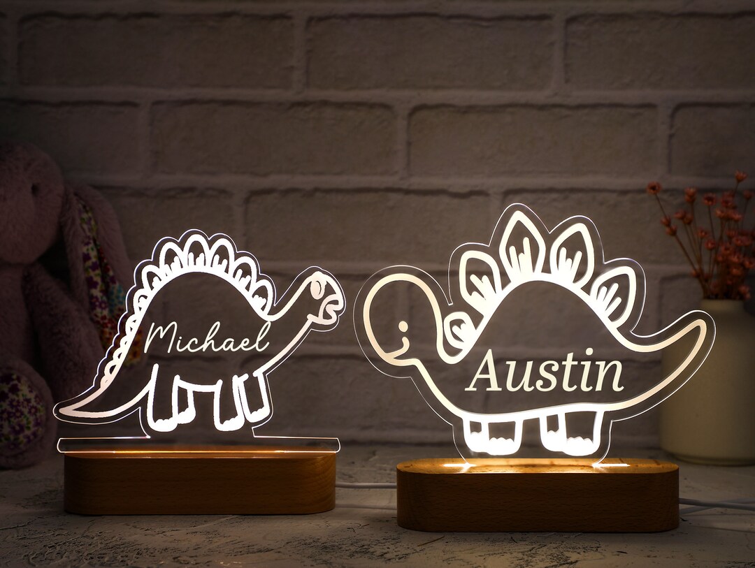 Custom Name Light Night Gift for Kids Room Decor,personalizedbaby Night ...