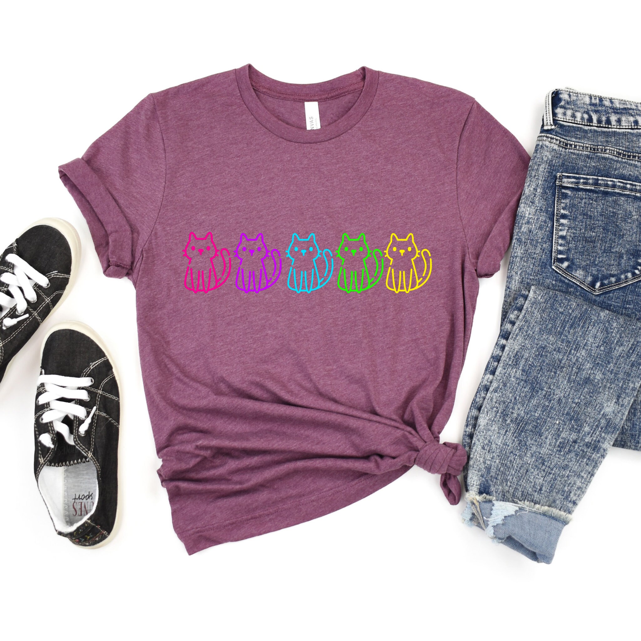 Subtle LGBTQ Cat Shirt Queer Pride 2024 Shirt Discreet LGBTQ Pride ...