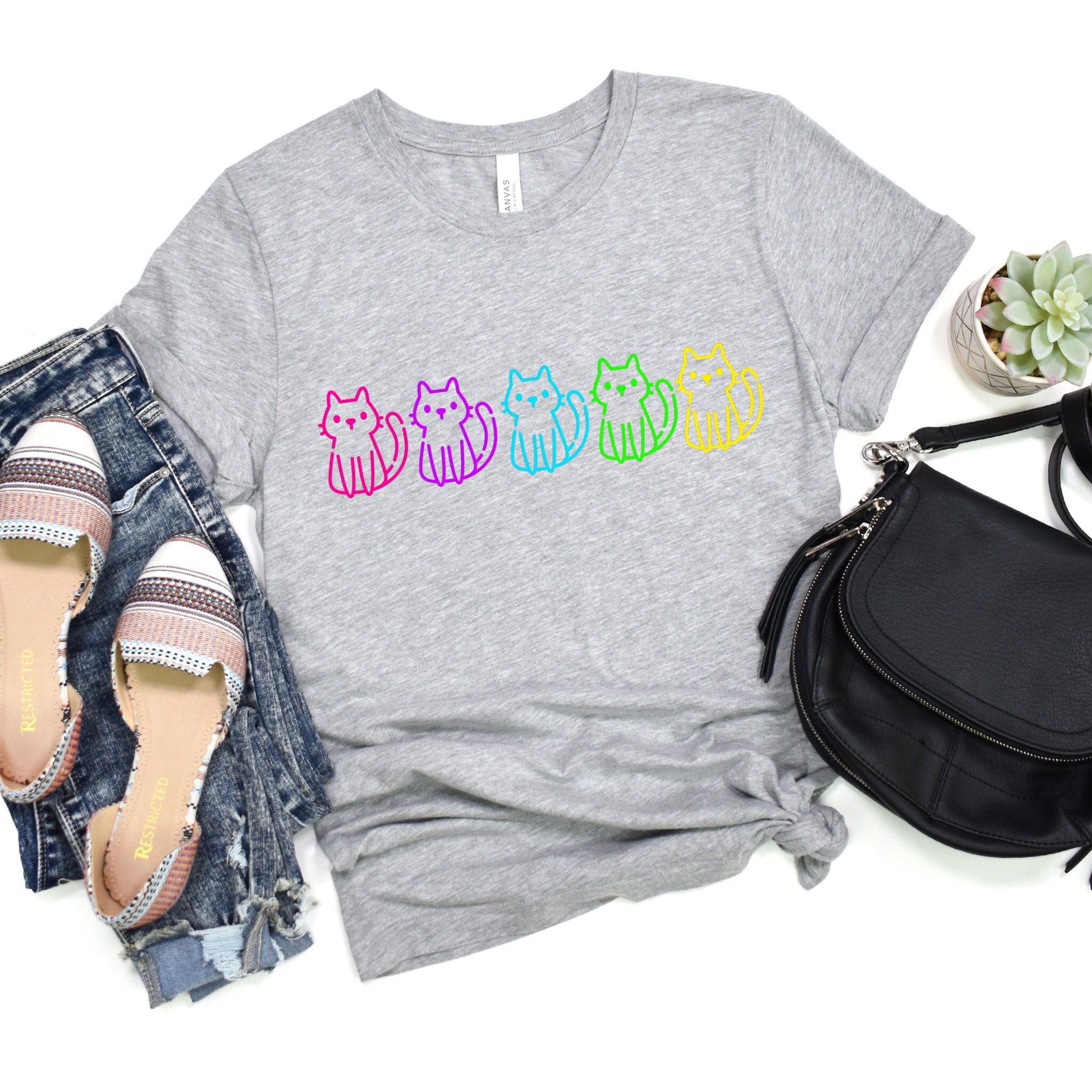 Subtle LGBTQ Cat Shirt Queer Pride 2024 Shirt Discreet LGBTQ Pride ...