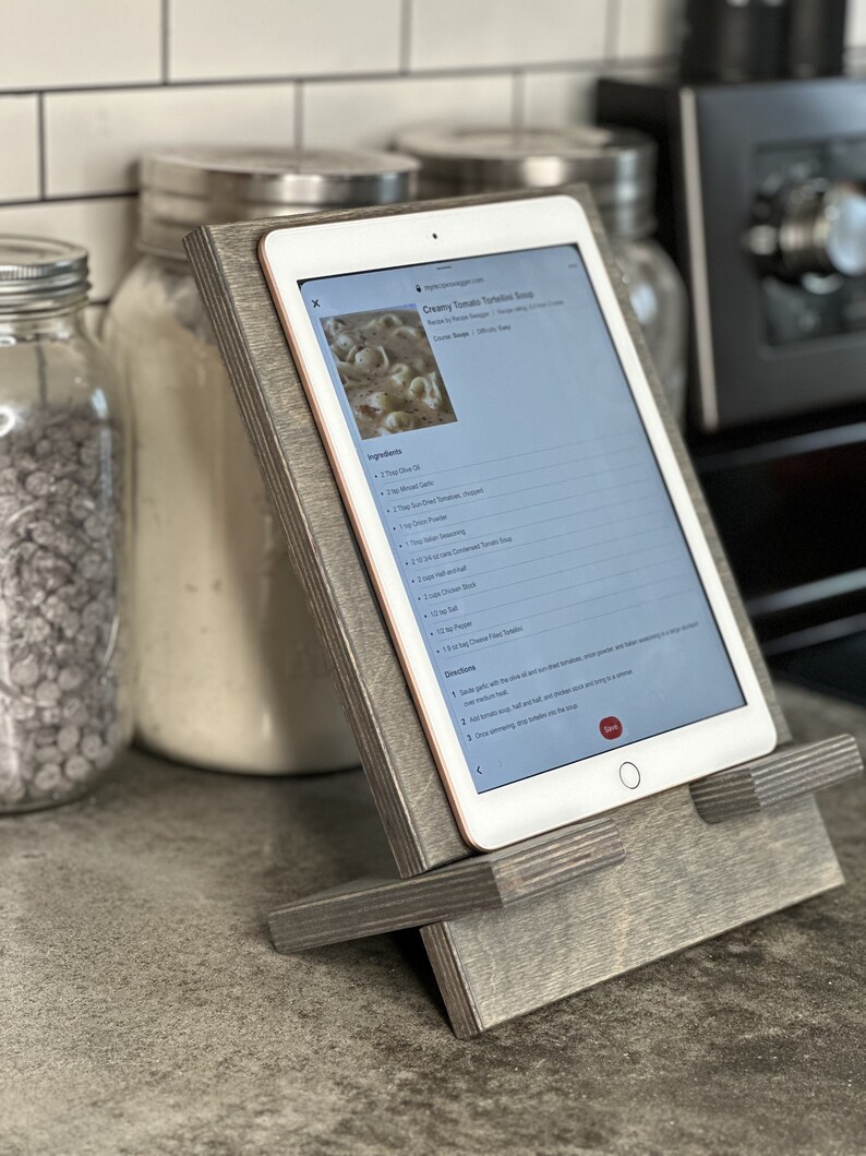 IPad Holder With Conversion Chart Stand | Kitchen Christmas Gift ...