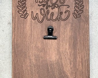 Verse of the Week Clip Board, Scripture, Bible Verse, Home Decor - Etsy