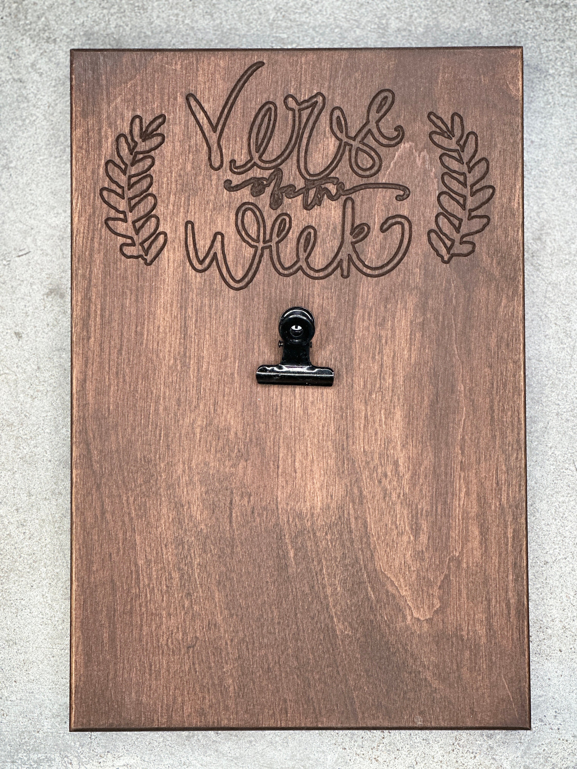 Verse of the Week Board | Bible Memory | Christian Signs | Faith Based ...