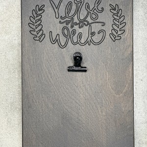 Verse of the Week Board | Bible Memory | Christian Signs | Faith Based ...