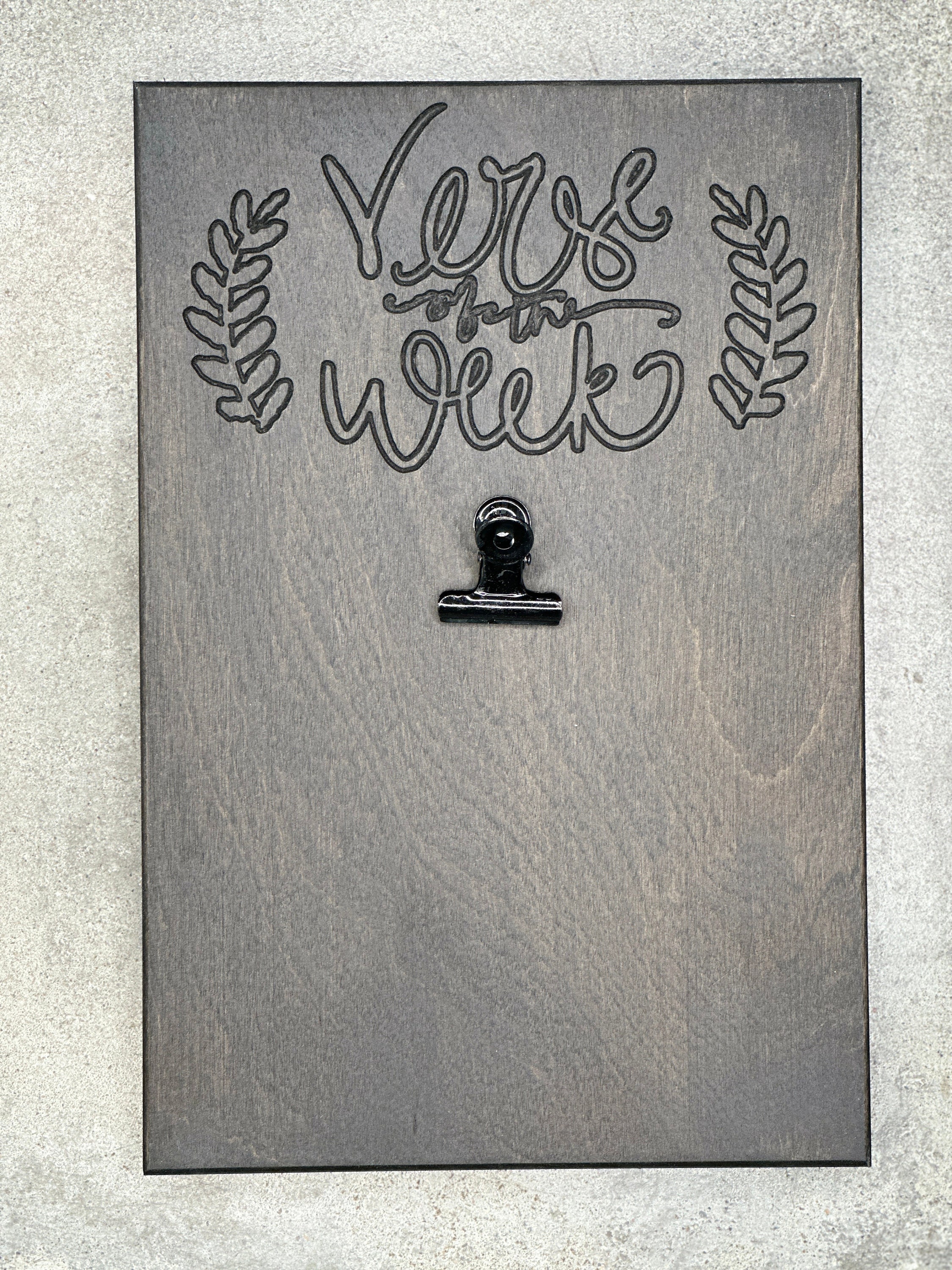 Verse of the Week Board | Bible Memory | Christian Signs | Faith Based ...