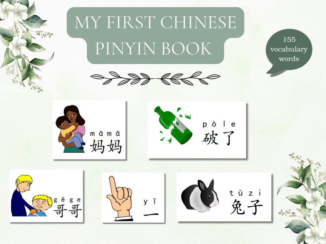 My First Chinese Pinyin Book - Etsy Australia