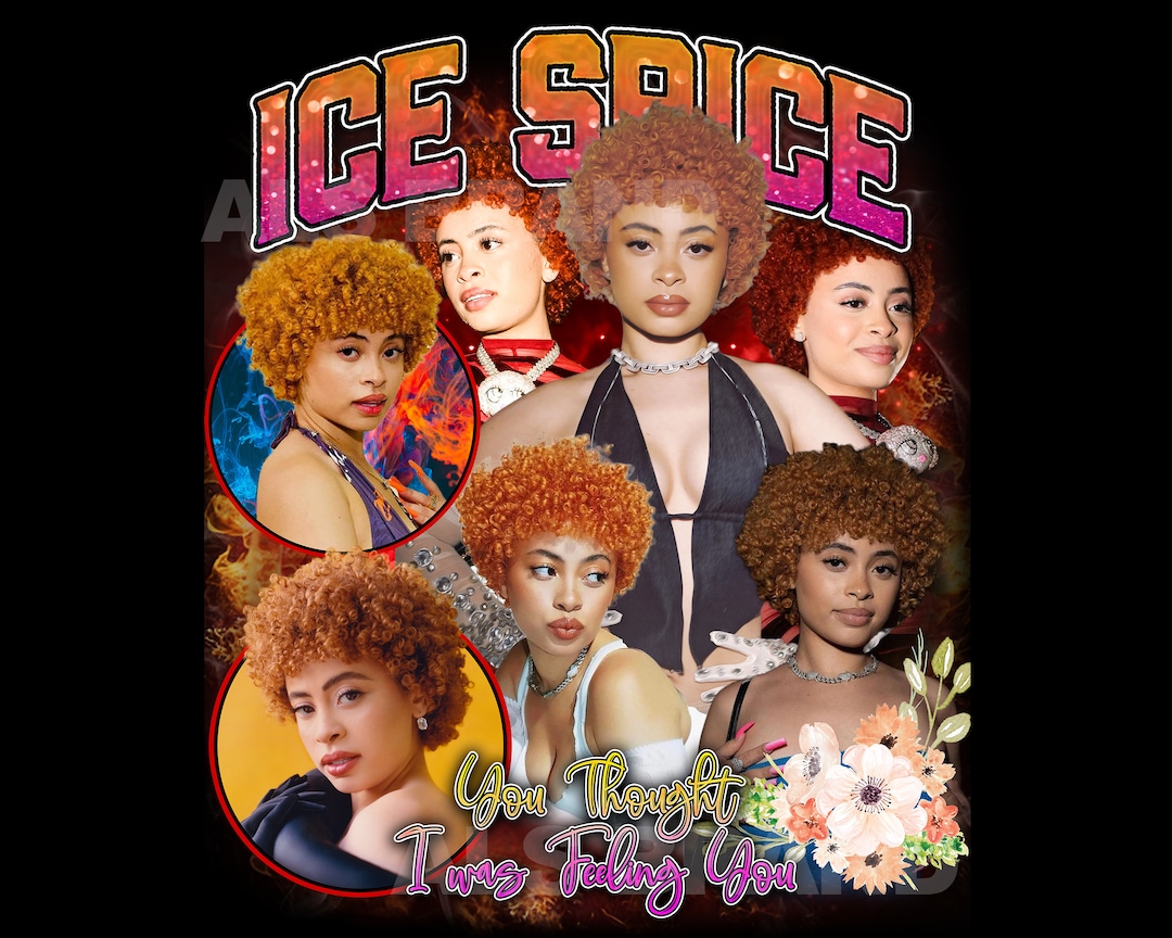 Ice Spice Png , Ready to Print, Printable Design, Hiphop Artist, 90s ...