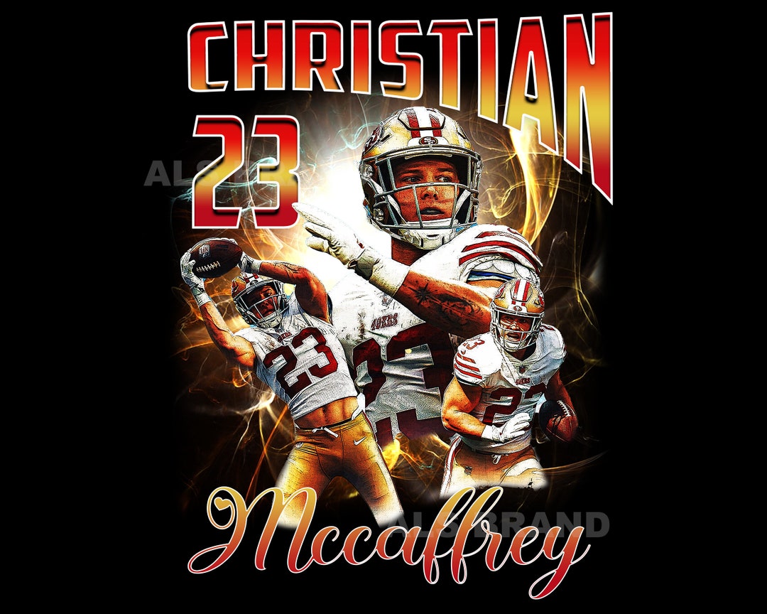 Christian Mccaffrey Png , Ready to Print, Printable Design, Artist, 90s ...