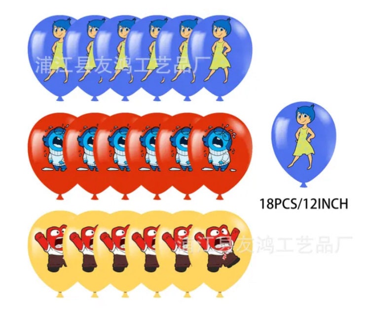 New 2024 Disney Inside Out 2 Birthday Party Decoration Paper Cups ...