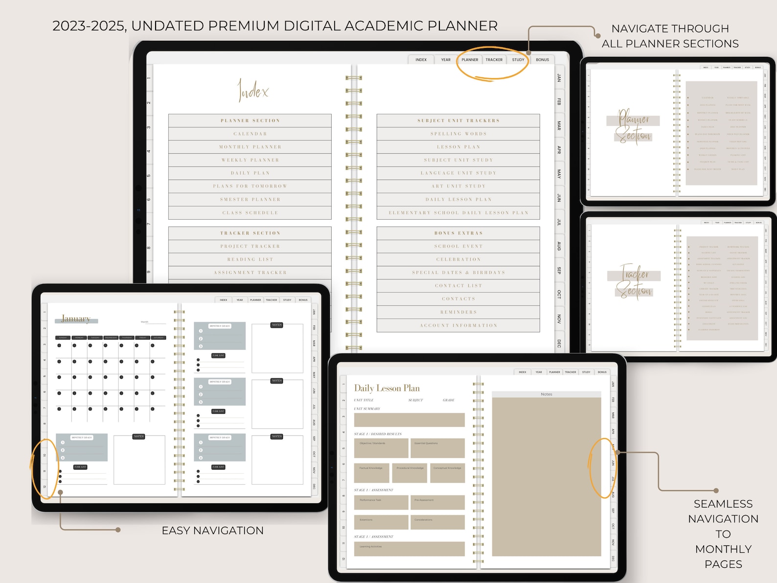 Digital Homeschool Organizer, Digital Planner, Goodnotes Planner ...