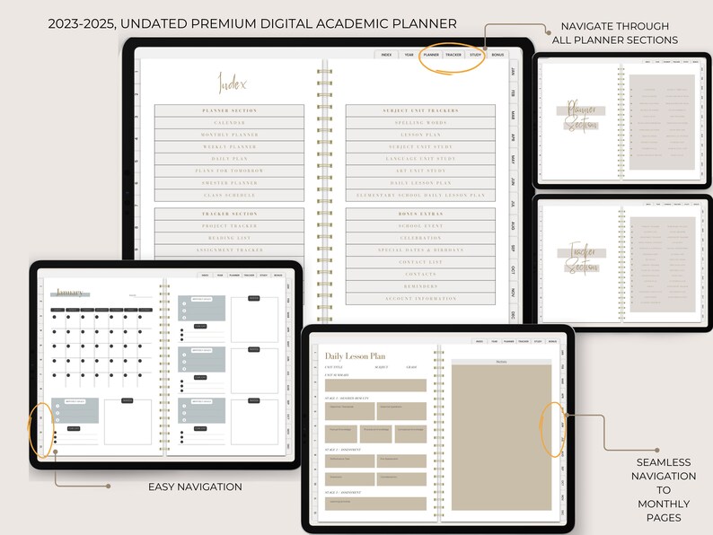 Digital Homeschool Organizer, Digital Planner, Goodnotes Planner ...