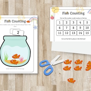 Preschool DIY, Activity Bundle, Cut and Paste Toddler, Montessori ...