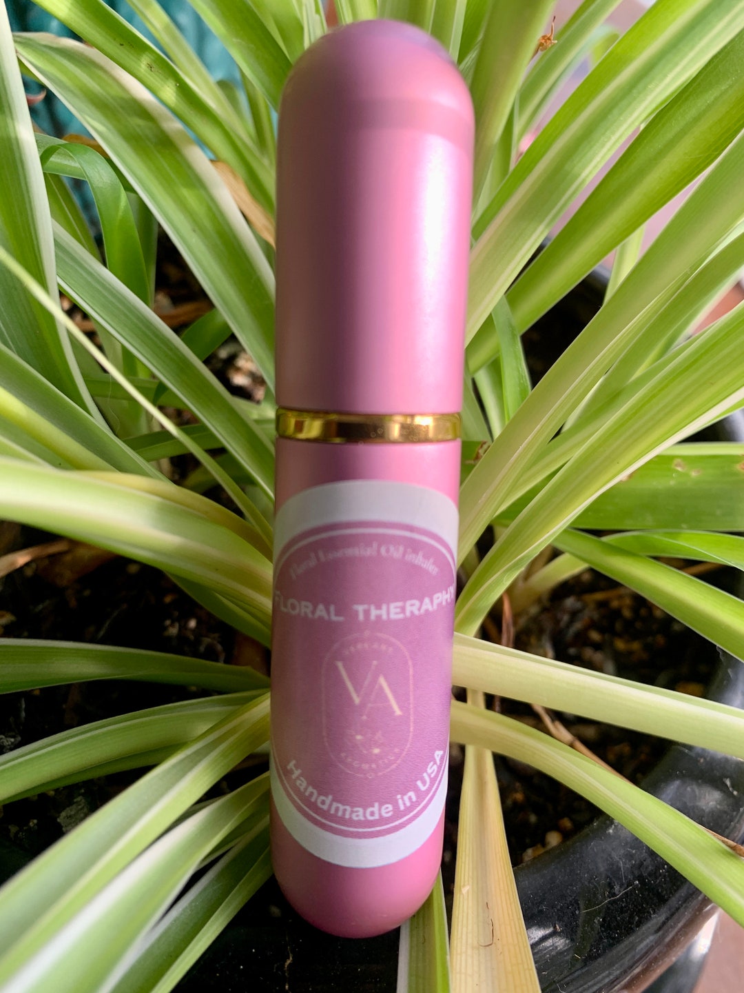 Floral Theraphy Essential Oil Inhaler (refillable) All Natural Handmade ...