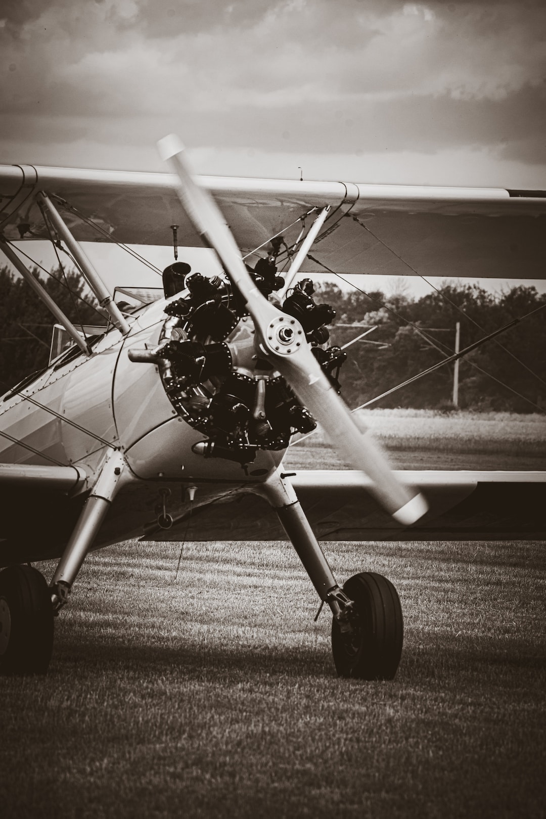 Poster DIN A2 Airplane | Boeing Stearman | Without Picture Frame | Wall ...
