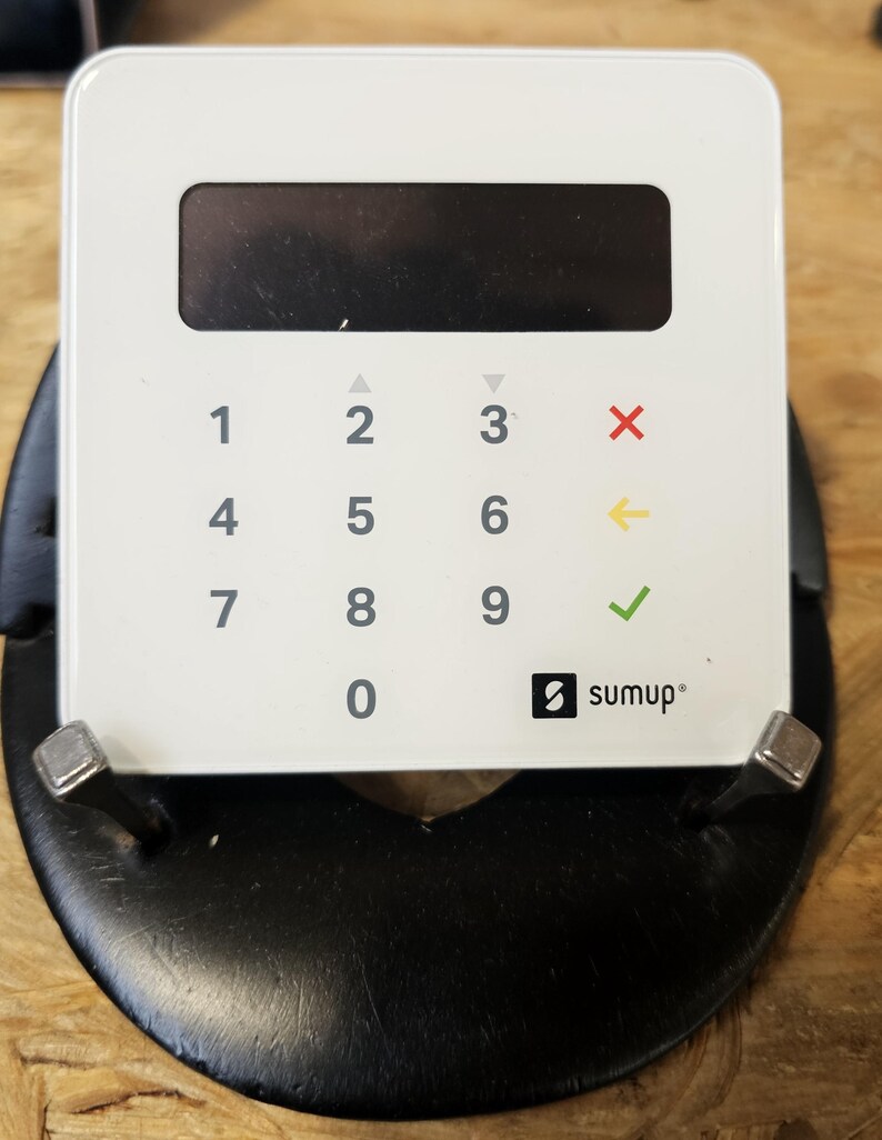 Handcrafted Table Holder for Card Payments | Horseshoe Display Stand in ...