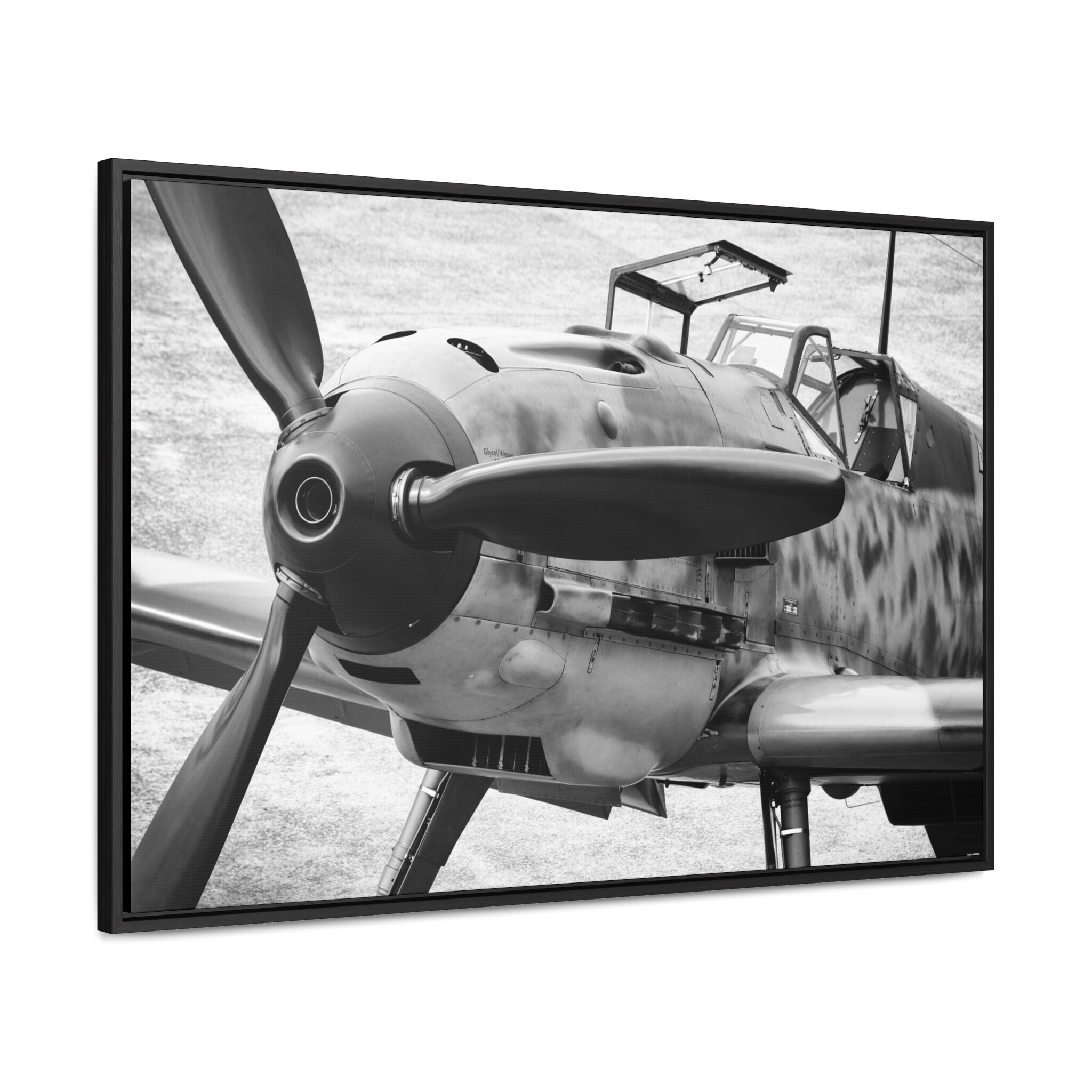 Bf 109 Black and White Aviation Art Perfect Gift for - Etsy