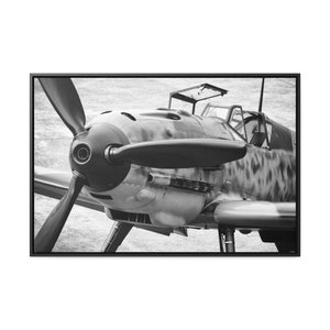 Bf 109 Black and White Aviation Art Perfect Gift for Aviation ...