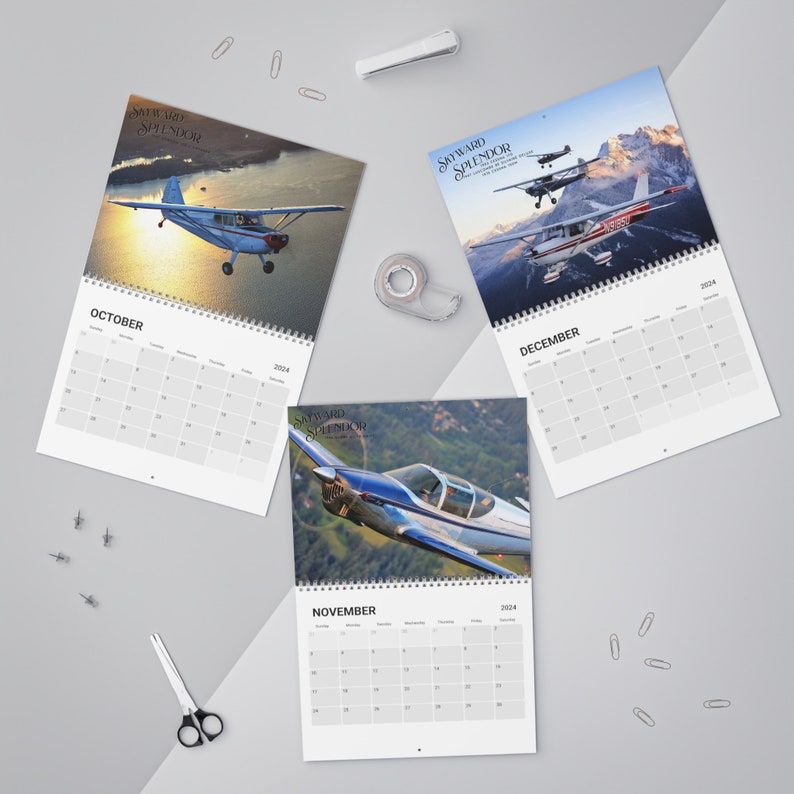 Skyward Splendor : Aviation Wonders for 2024 Calendar Aviation ...