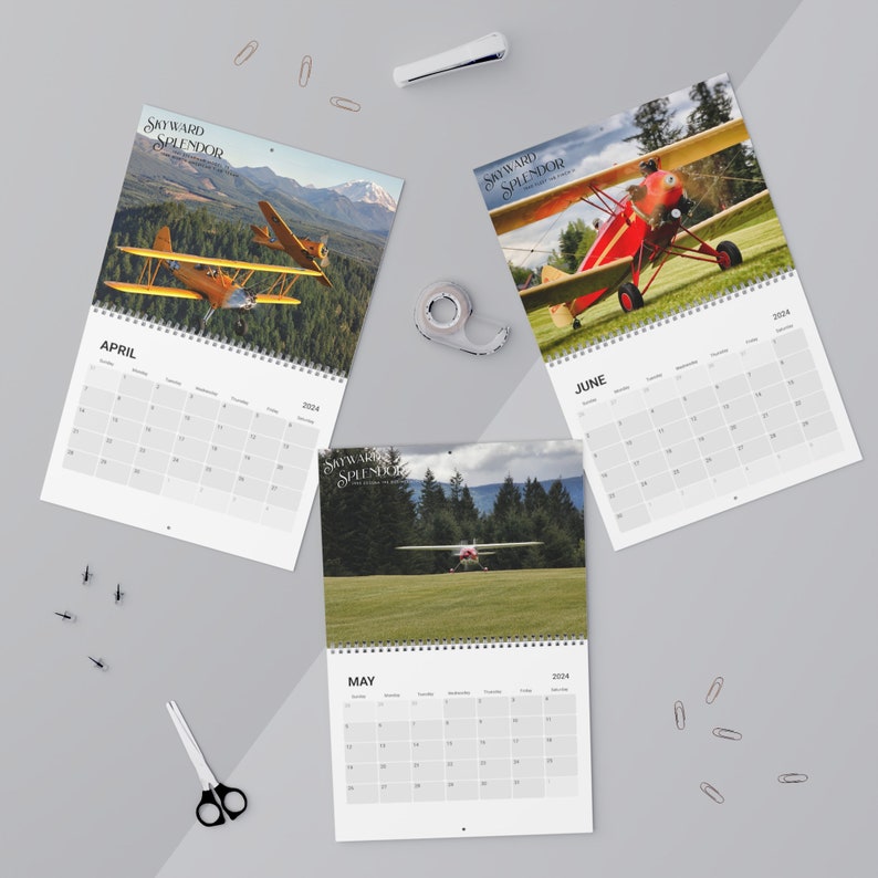 Skyward Splendor : Aviation Wonders for 2024 Calendar Aviation ...