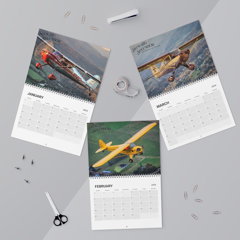 Skyward Splendor : Aviation Wonders for 2024 Calendar Aviation ...
