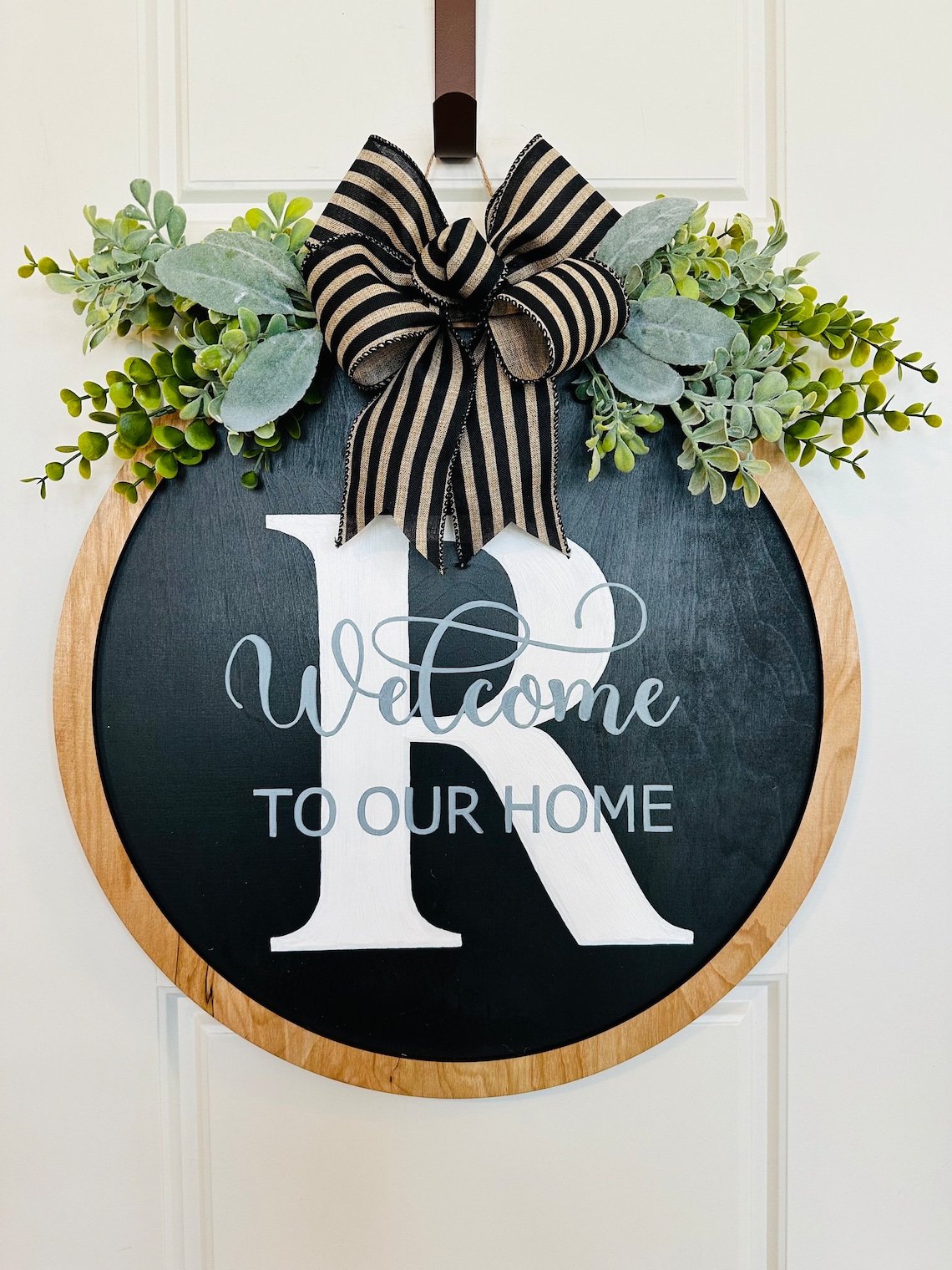 Personalized Door Hanger, Welcome Door Hanger, 3D Door Hanger, Letter ...