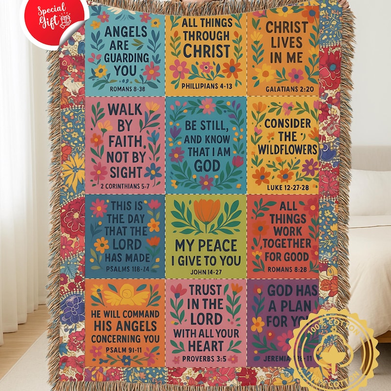 Bible Quilt Throw - Etsy