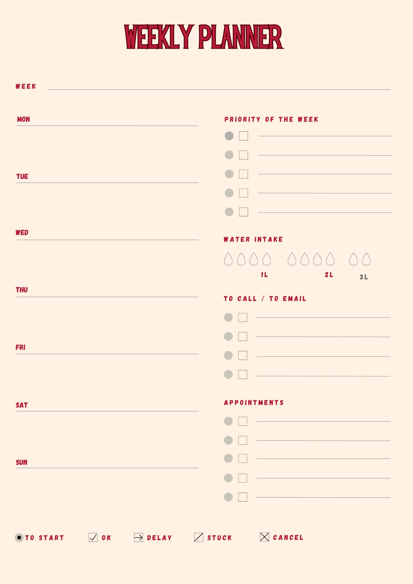 14- Page Self-care Journal | Healthy Lifestyle Printable | Nature ...