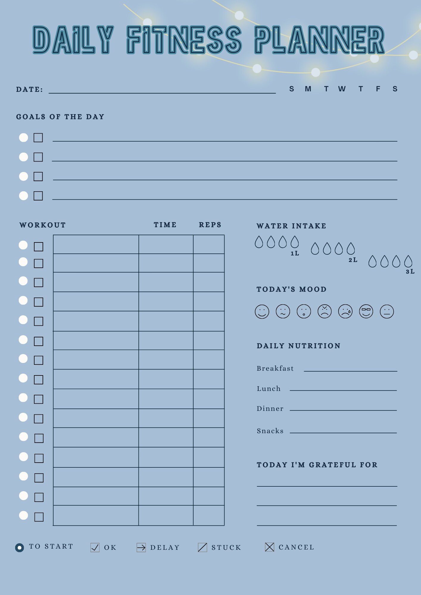 14- Page Self-care Journal | Healthy Lifestyle Printable | Winter ...