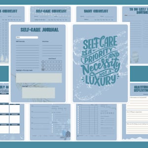 14- Page Self-care Journal | Healthy Lifestyle Printable | Winter ...