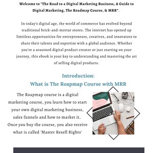 Complete Roadmap to Digital Marketing | W/mrr | 33 -page Guide ...