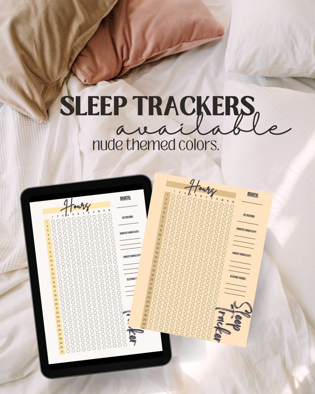 Sleep Tracker | Habit Tracker | Daily or Monthly Tracker | Digital ...