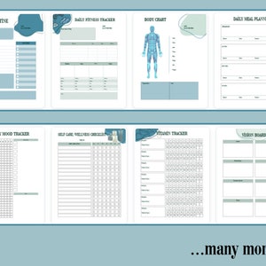 20-page Health and Wellness Planner | Healthy Lifestyle Printable ...