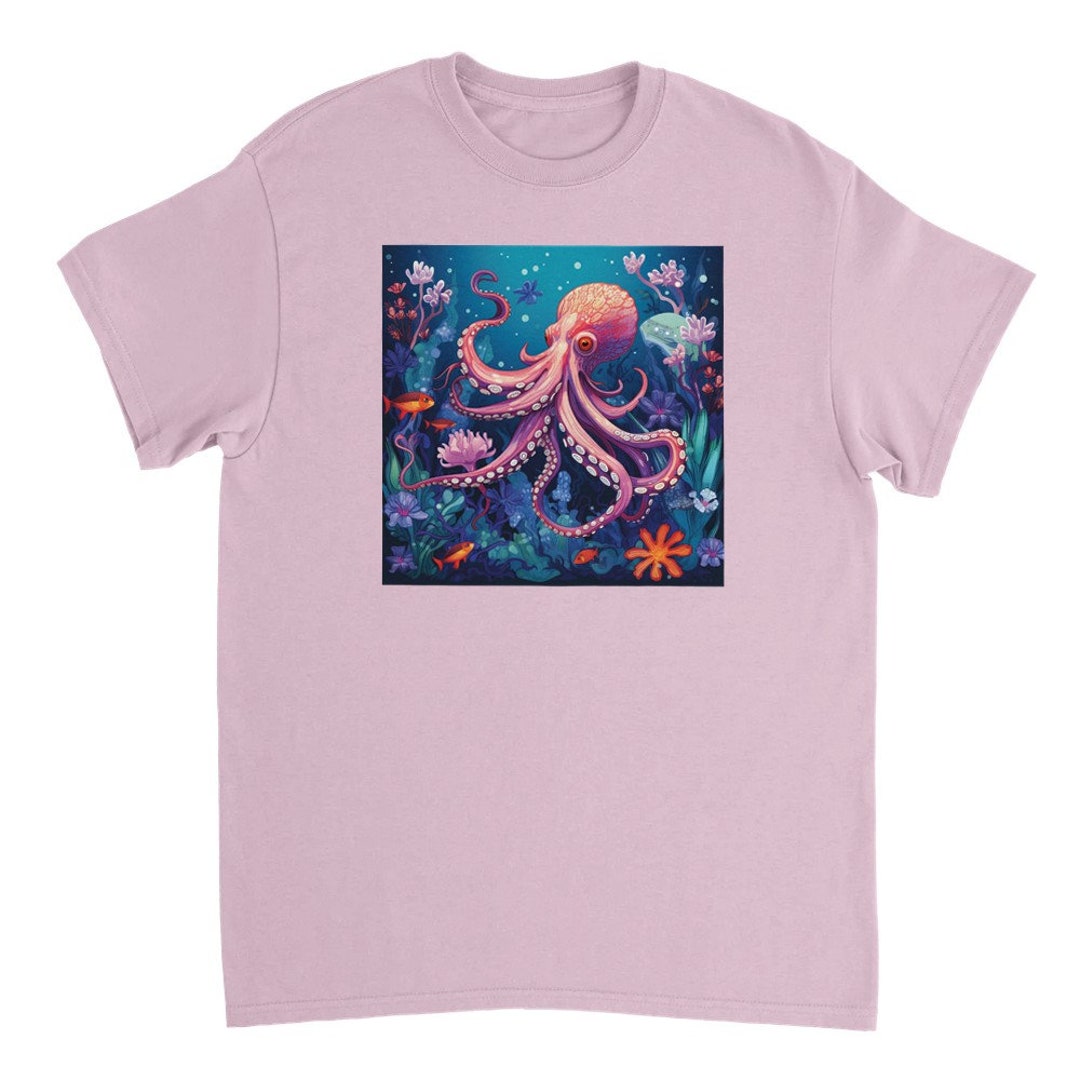 Majestic Deep-sea Octopus Heavyweight Unisex Crewneck - Etsy