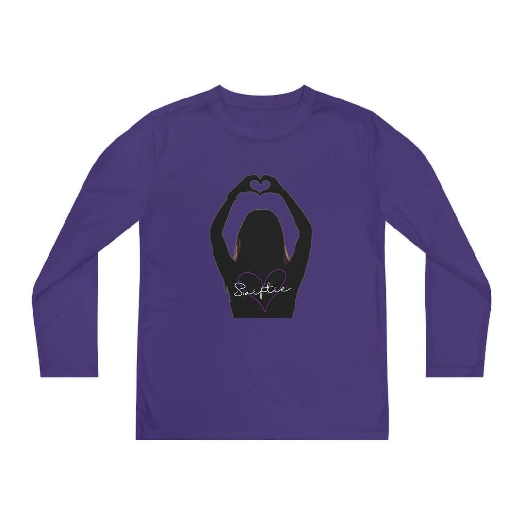 Swiftie Silhouette Taylor Swift Youth Long Sleeve Competitor - Etsy