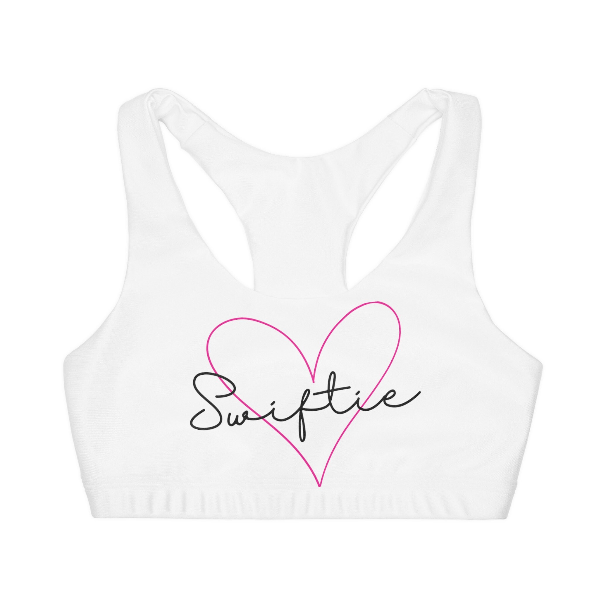 Taylor Swiftie, Swiftie Girls' Double Lined Seamless Sports Bra AOP - Etsy