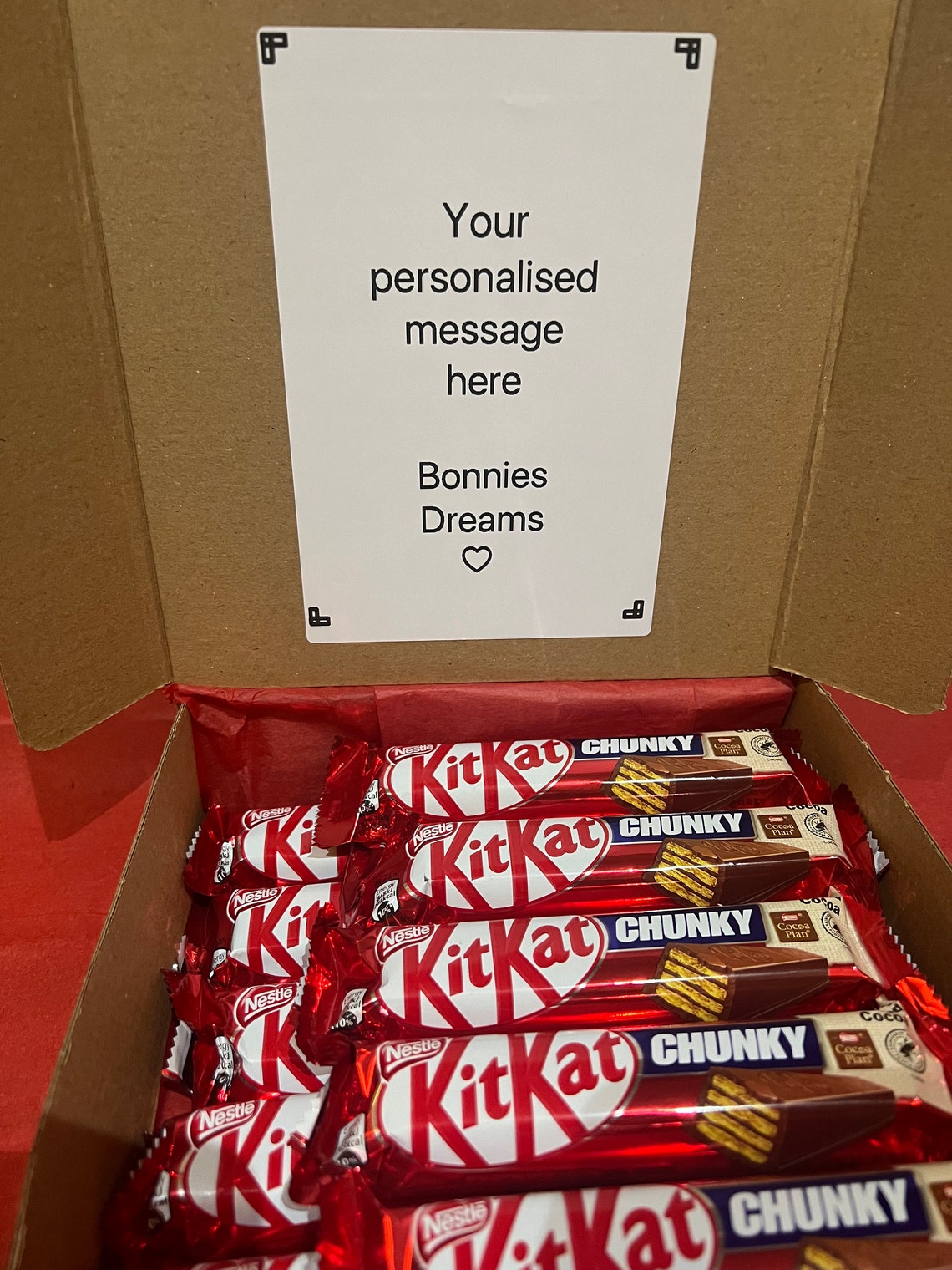 Personalised Kit Kat Box - Etsy