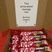 Personalised Kit Kat Box - Etsy
