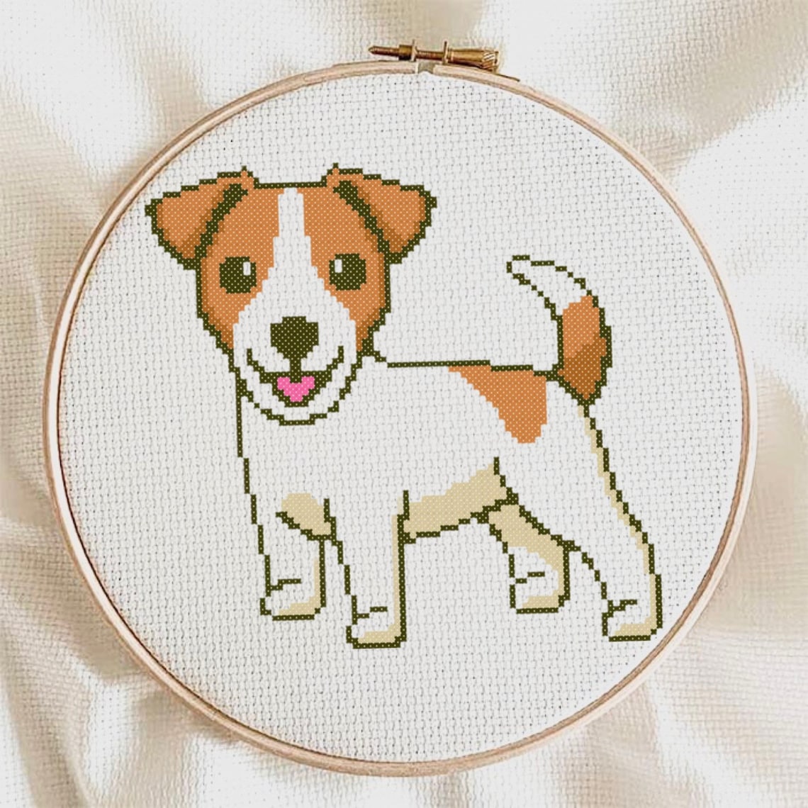 Cross Stitch Pattern Jack Russell Terrier, Cute Jack Russell Terrier ...