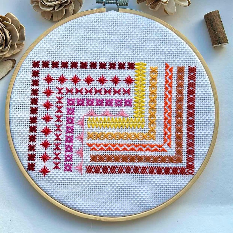 Cross Stitch Border - Etsy