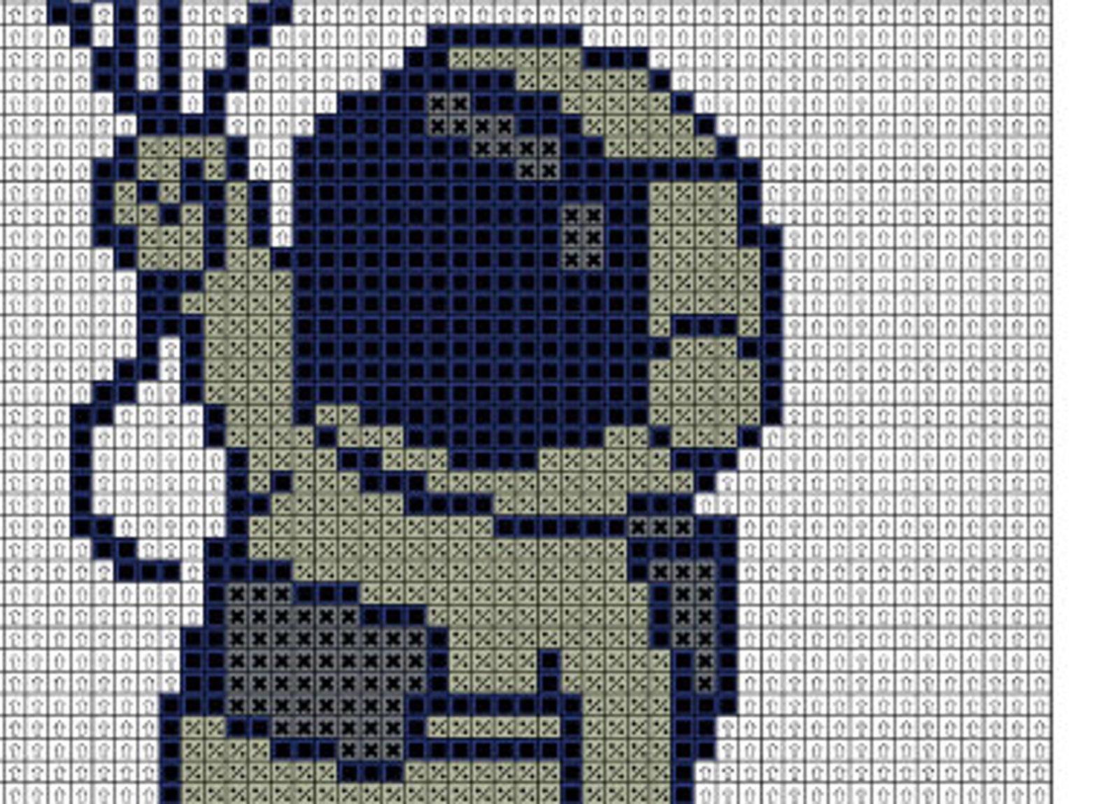 Cross Stitch Pattern Astronaut and Planet Balloons, Simple Cross Stitch ...