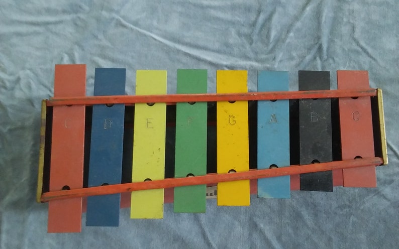 Vintage Tudor Tru Tone Xylophone Metal Musical Toy From the Convent - Etsy