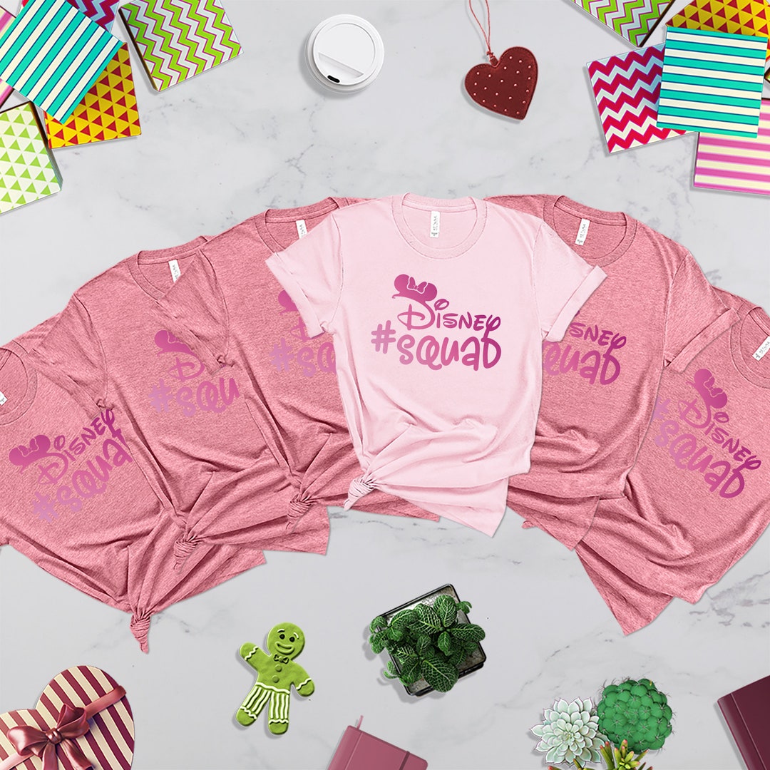 Disney Squad T-shirt, Colorful Magical Family Vacation Tee, Group ...