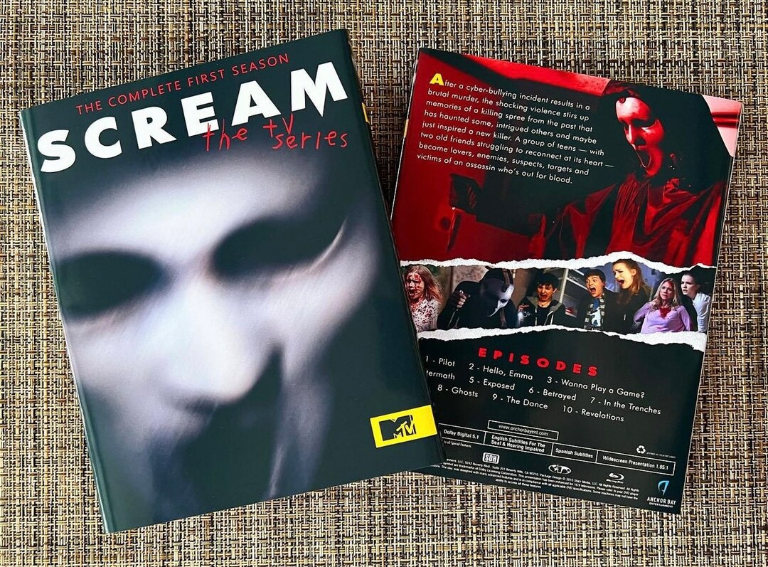 Scream the Series (S1, S2, S3) Blu-ray Slipcover ONLY - Movie or Case Not Included. - Etsy